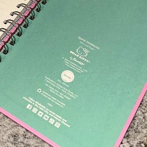 Hello Kitty | Office | Nwt Hello Kitty Sanrio Spiral Notebook Journal 6 Pages Pink Multicolor ...